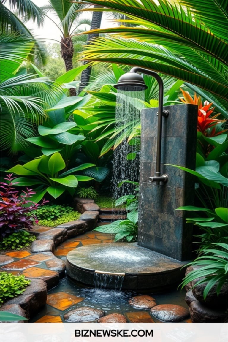 25 Home Open Outdoor Garden Shower Ideas 2026