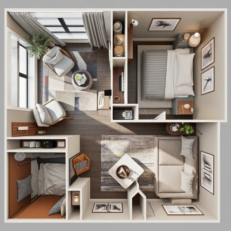 39 Studio Apartment Design Layout Floor Plan Ideas 2026