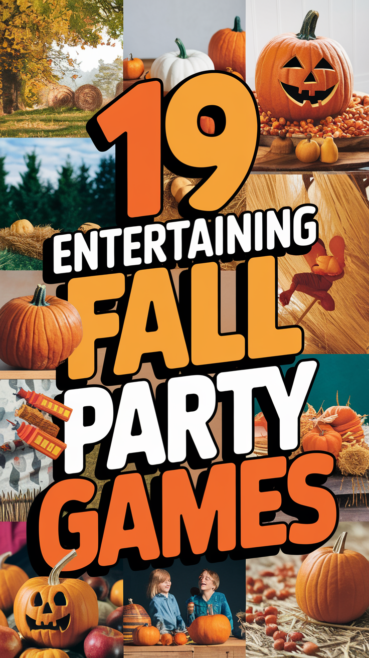 19 Entertaining Fall Party Games for Family Fun! 2026