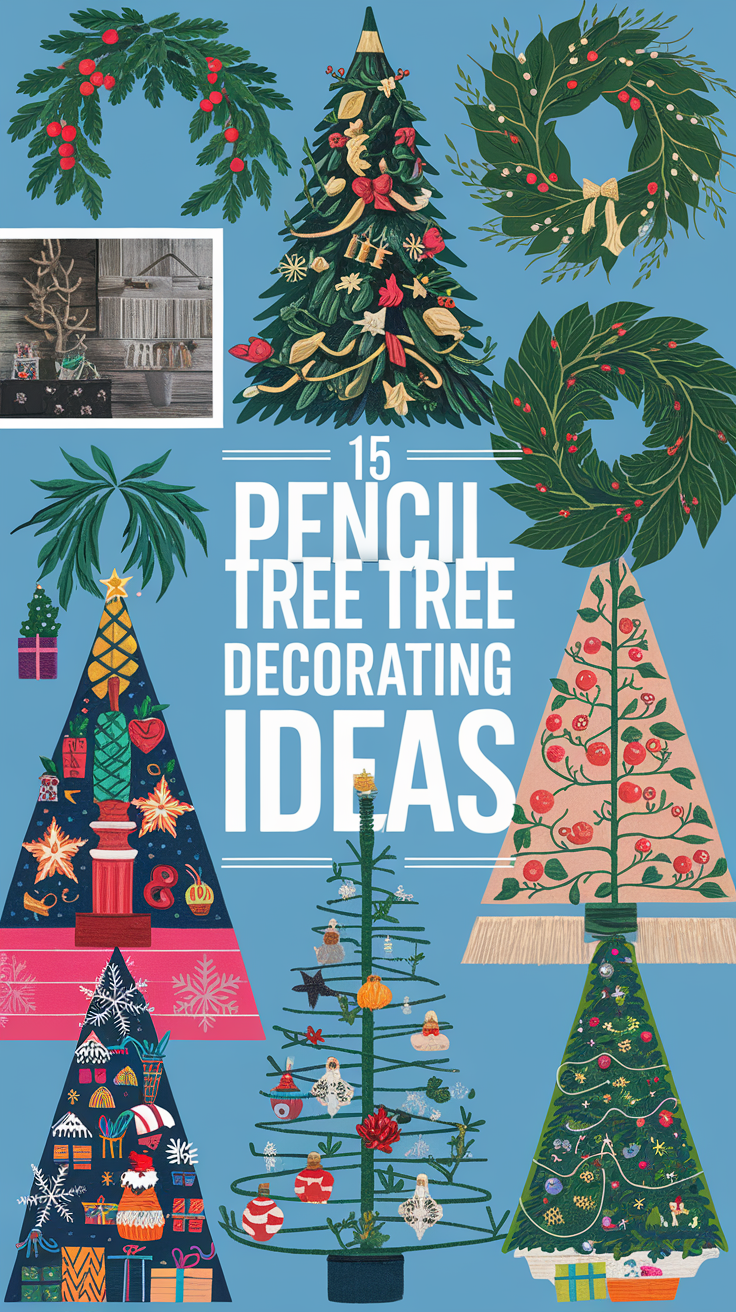 15 Pencil Tree Decorating Ideas That Will Make Your Holiday Season ...