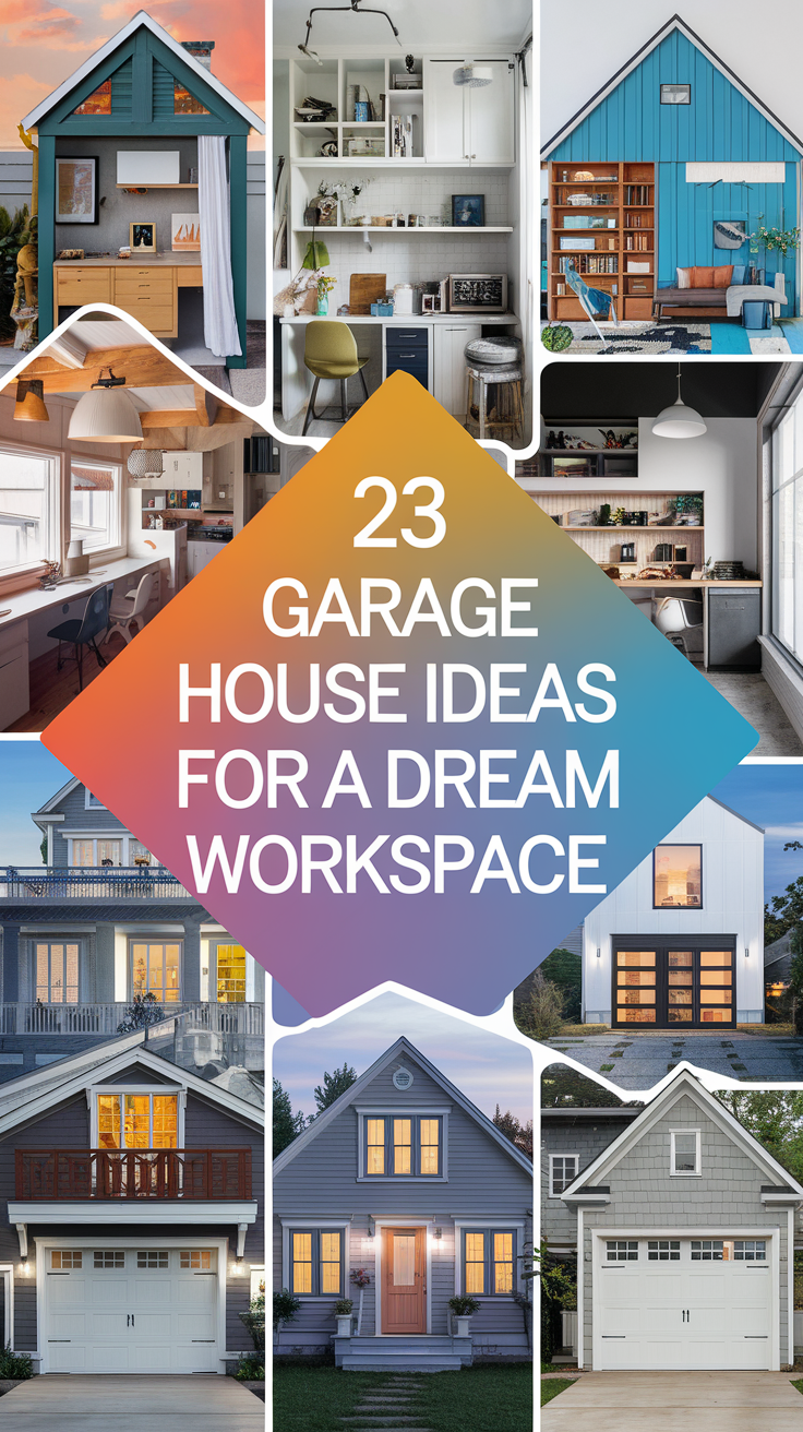 23 Garage House Ideas That Will Turn Your Space into a Dream Workspace 2026