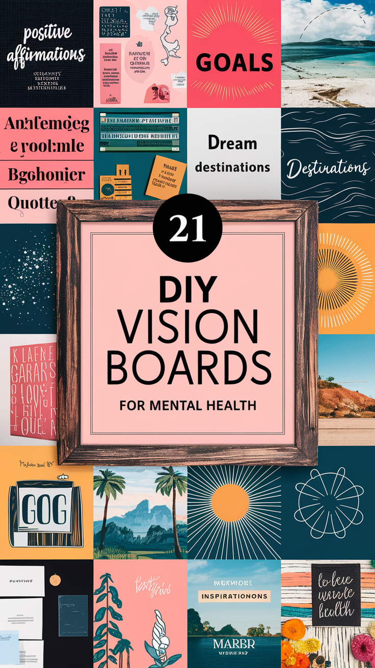 21 Get Crafty: 21 DIY Vision Boards for Mental Health That Are Pure ...