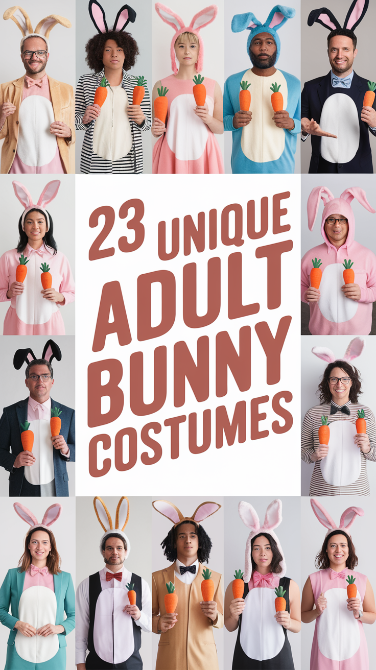 23 Unique Adult Bunny Costumes That Will Steal the Show This Easter! 2026