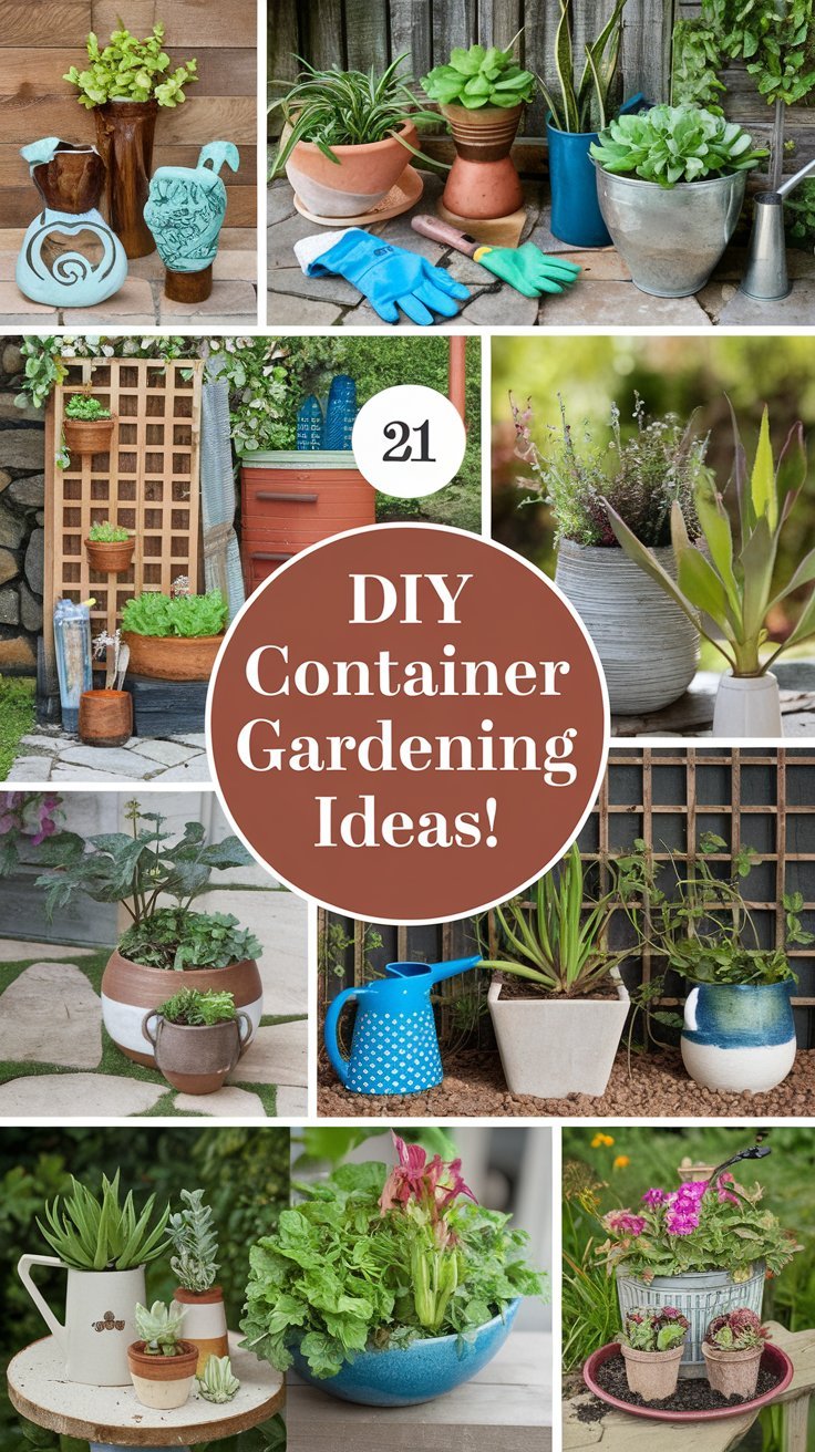 21 DIY Container Gardening Projects That Are Both Fun and Fabulous! 2025